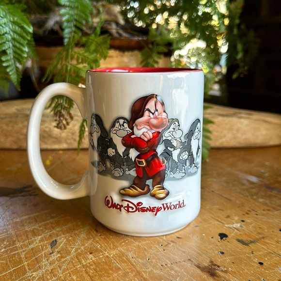 Disney | Dining | Walt Disney World Grumpy 7 Dwarfssnow White 6oz Mug ...